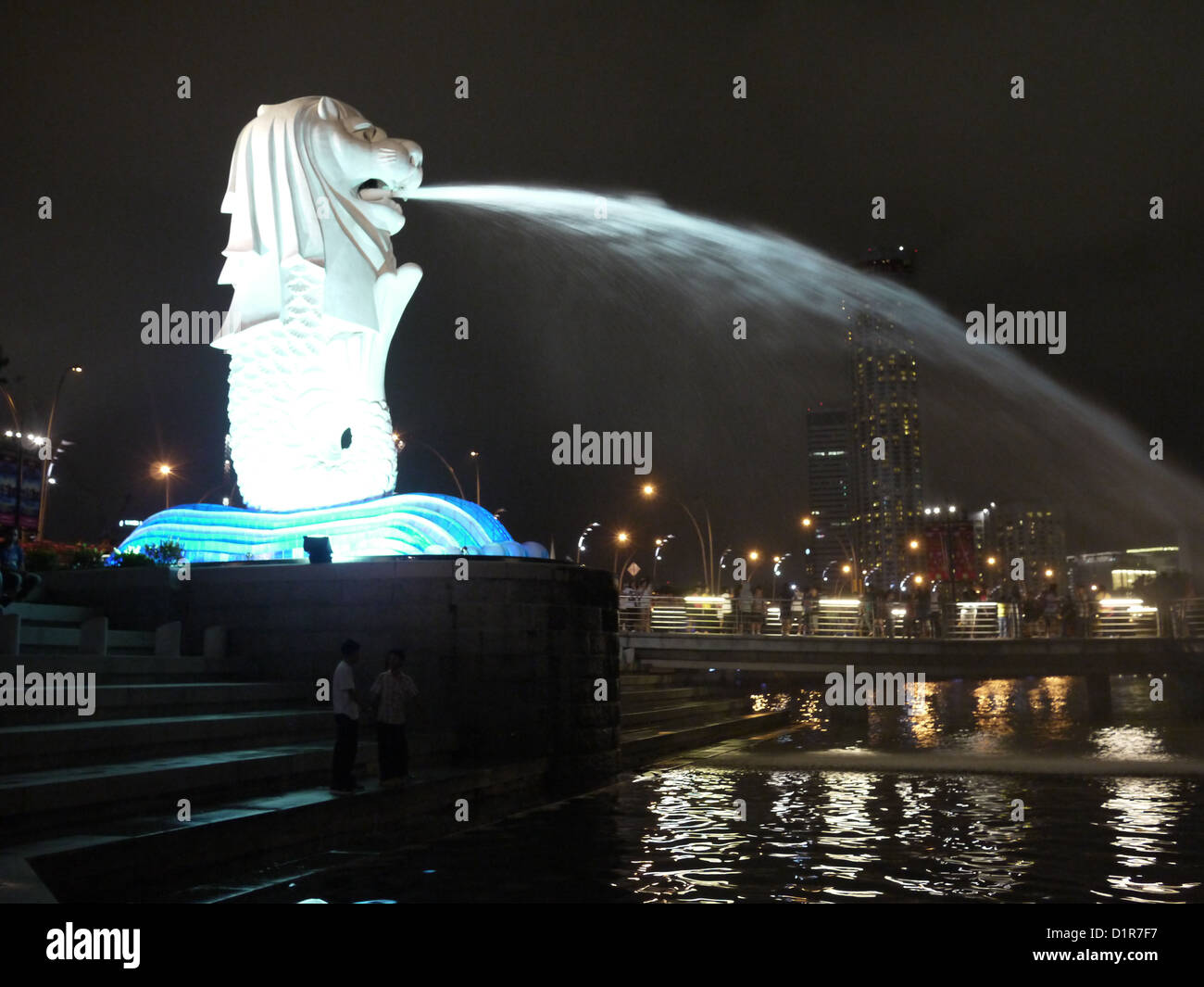 The Merlion is a mythical creature with the head of a lion and the body ...