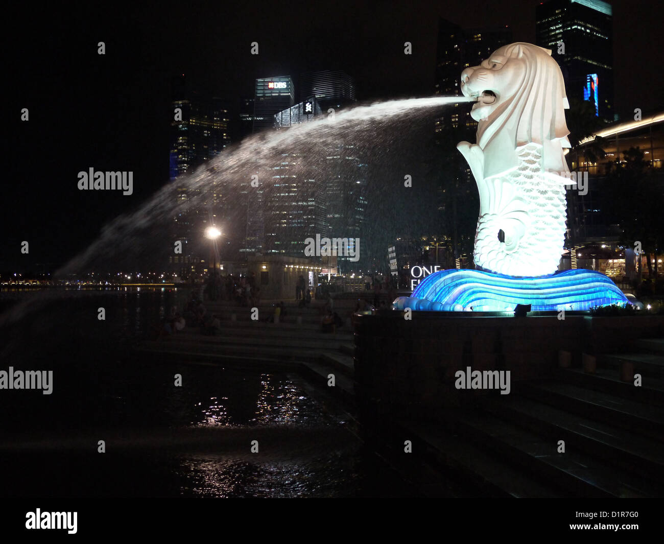 The Merlion is a mythical creature with the head of a lion and the body ...