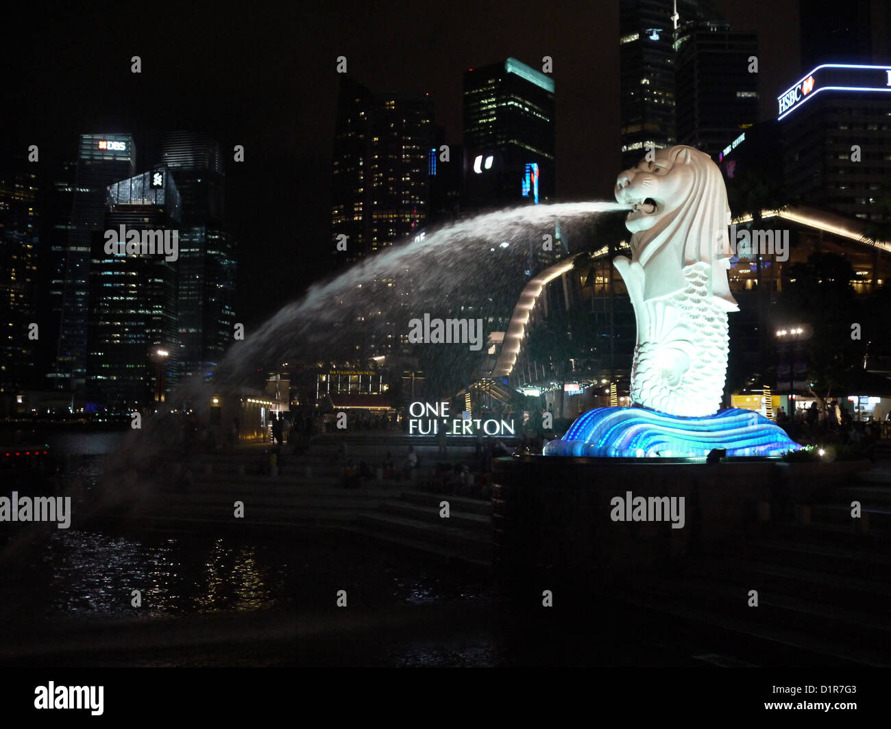 The Merlion is a mythical creature with the head of a lion and the body ...