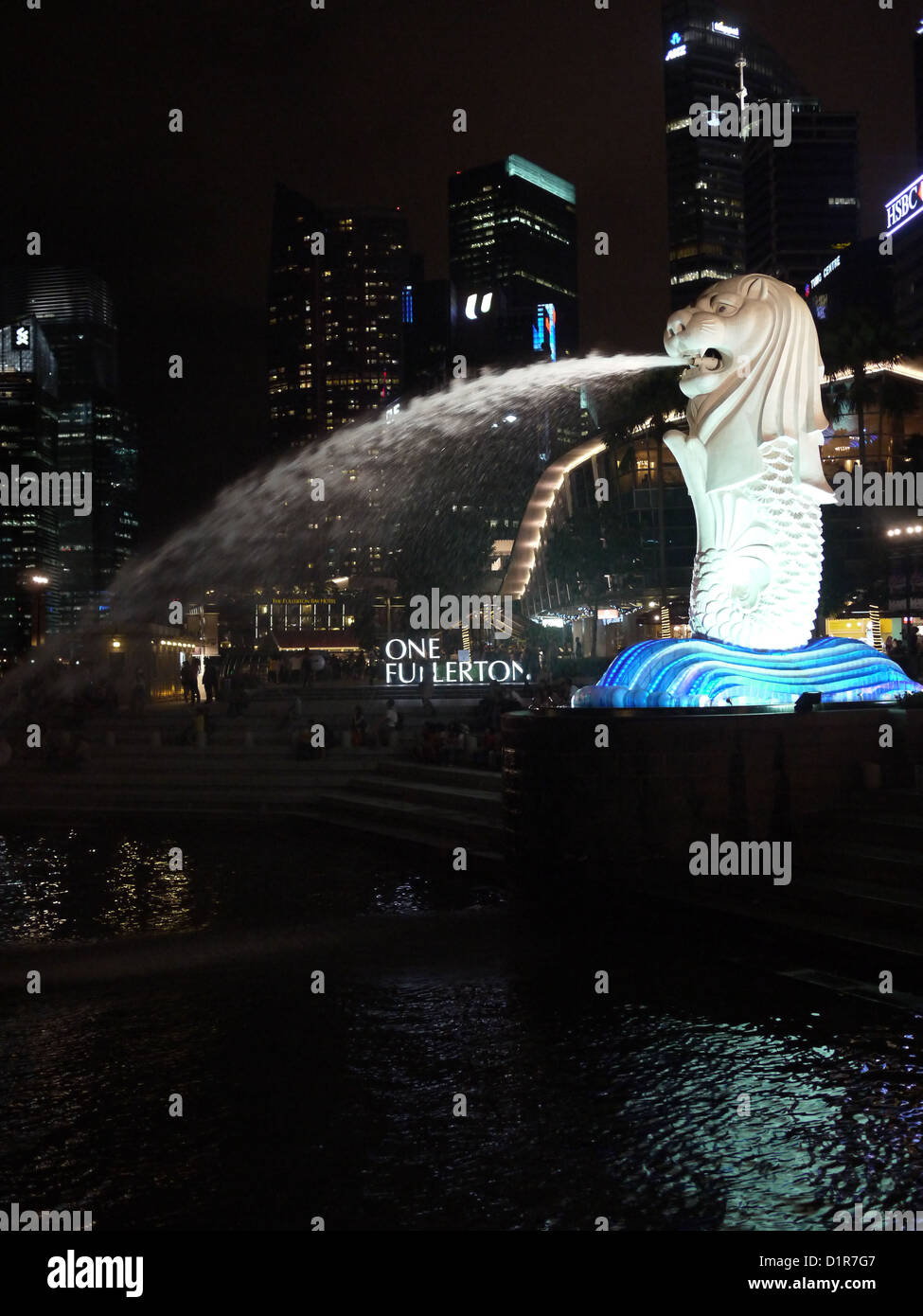 The Merlion is a mythical creature with the head of a lion and the body ...