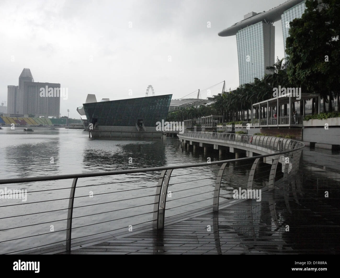 raining riverside dark cloudy Stock Photo - Alamy