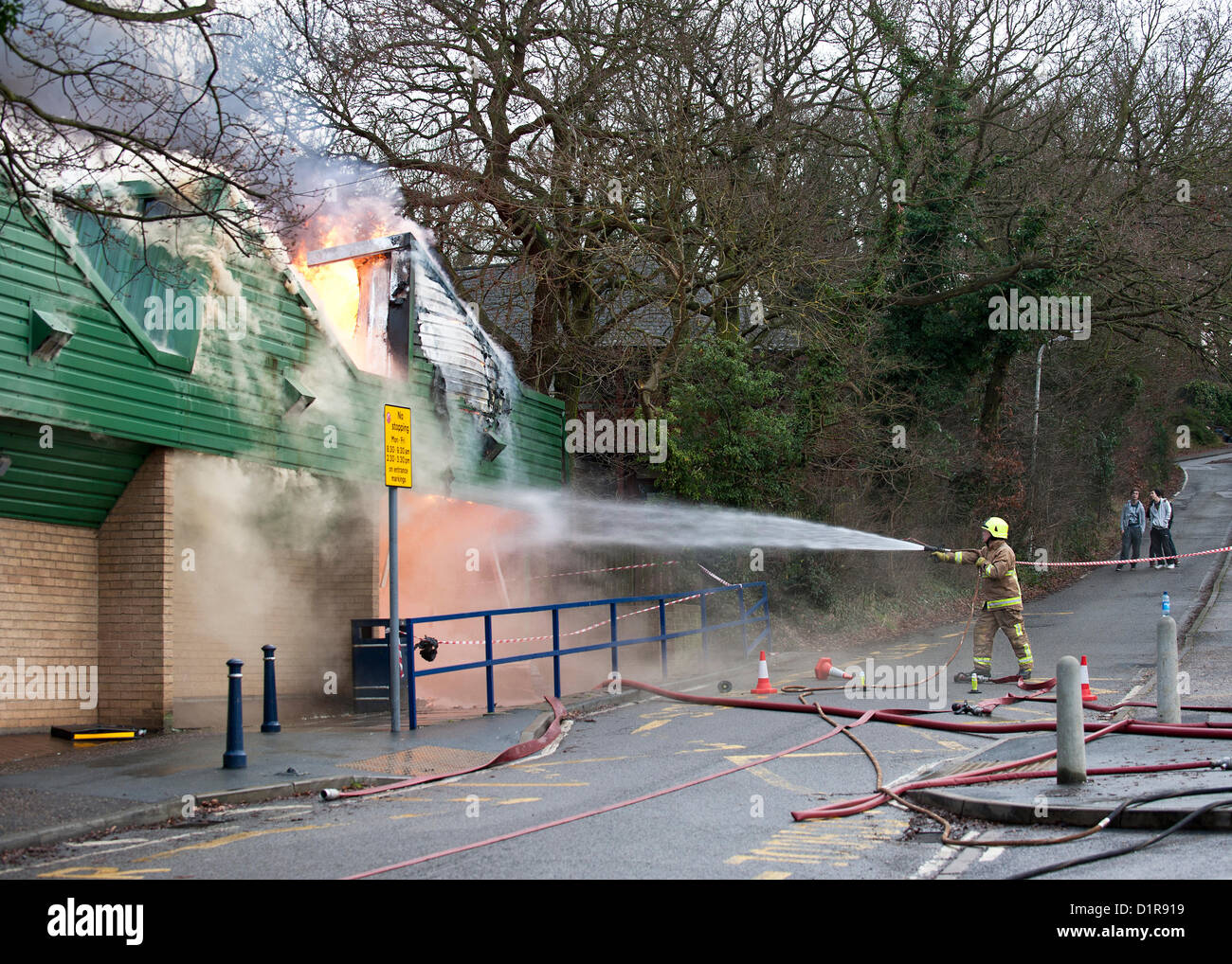Laindon, Basildon, Essex, 3rd January 2013. Four shops in a parade ...