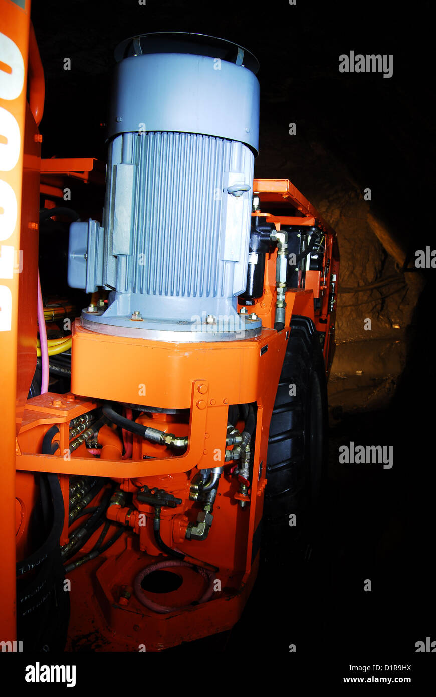 heavy duty machine side view Stock Photo - Alamy