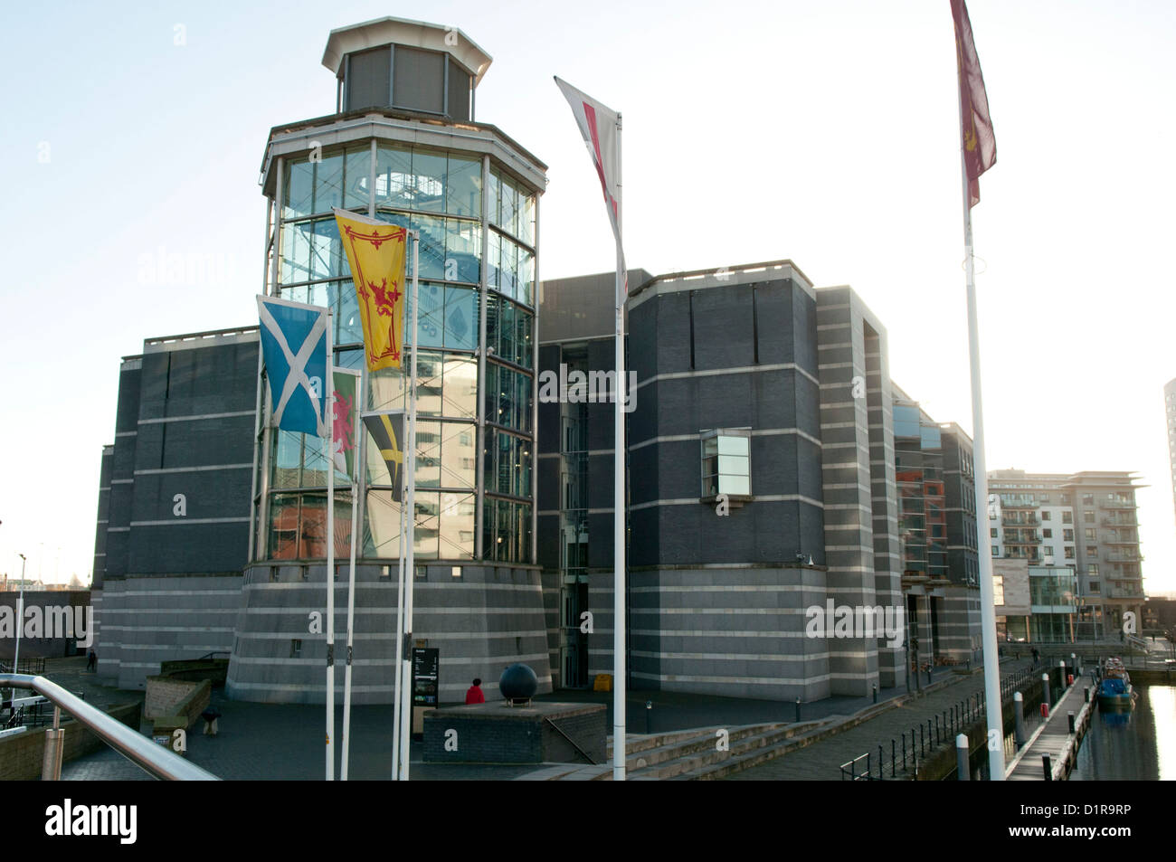 Royal Armouries, Leeds; exterior showing tower Stock Photo - Alamy