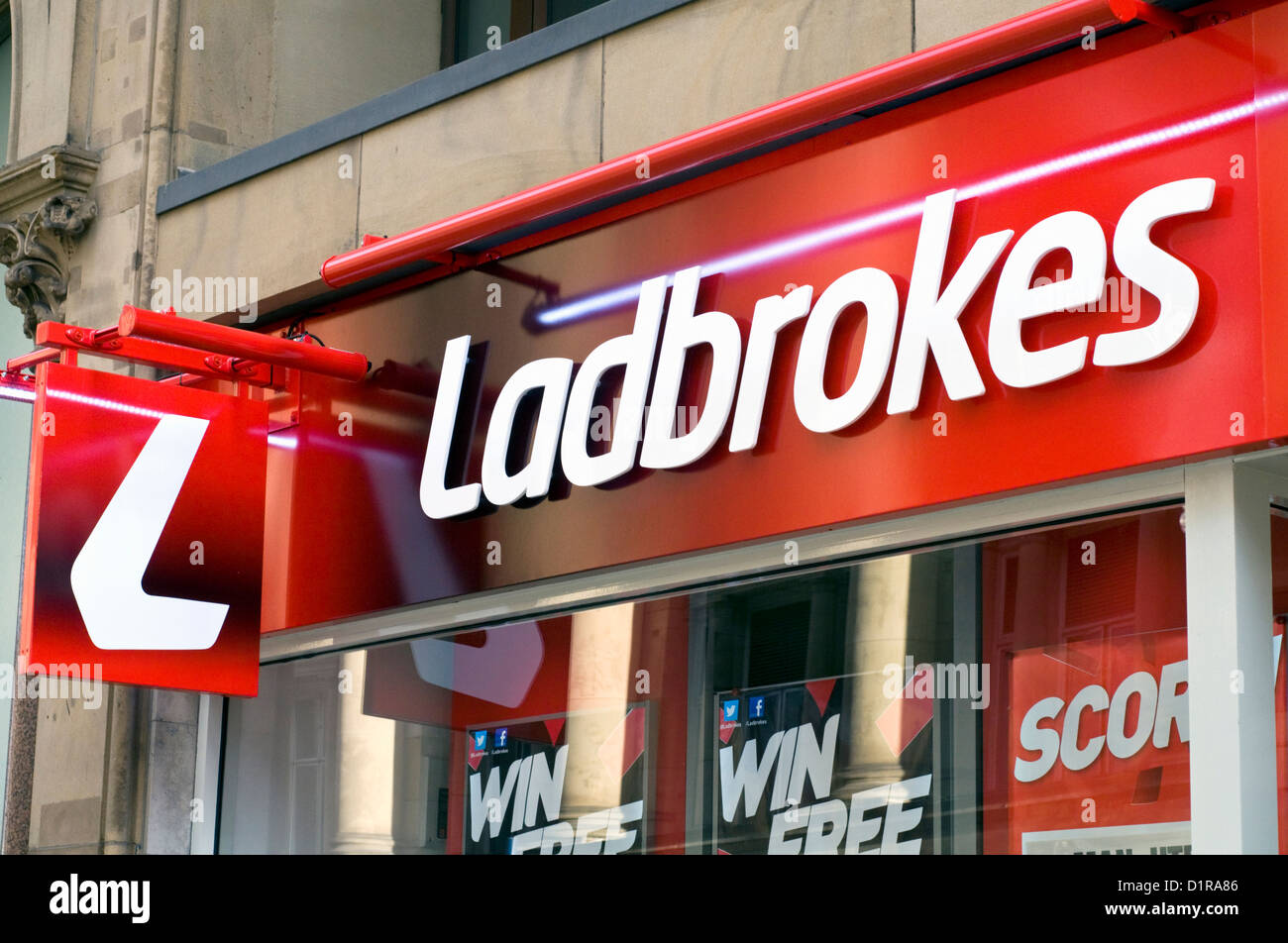 Ladbrokes logo hi-res stock photography and images - Alamy