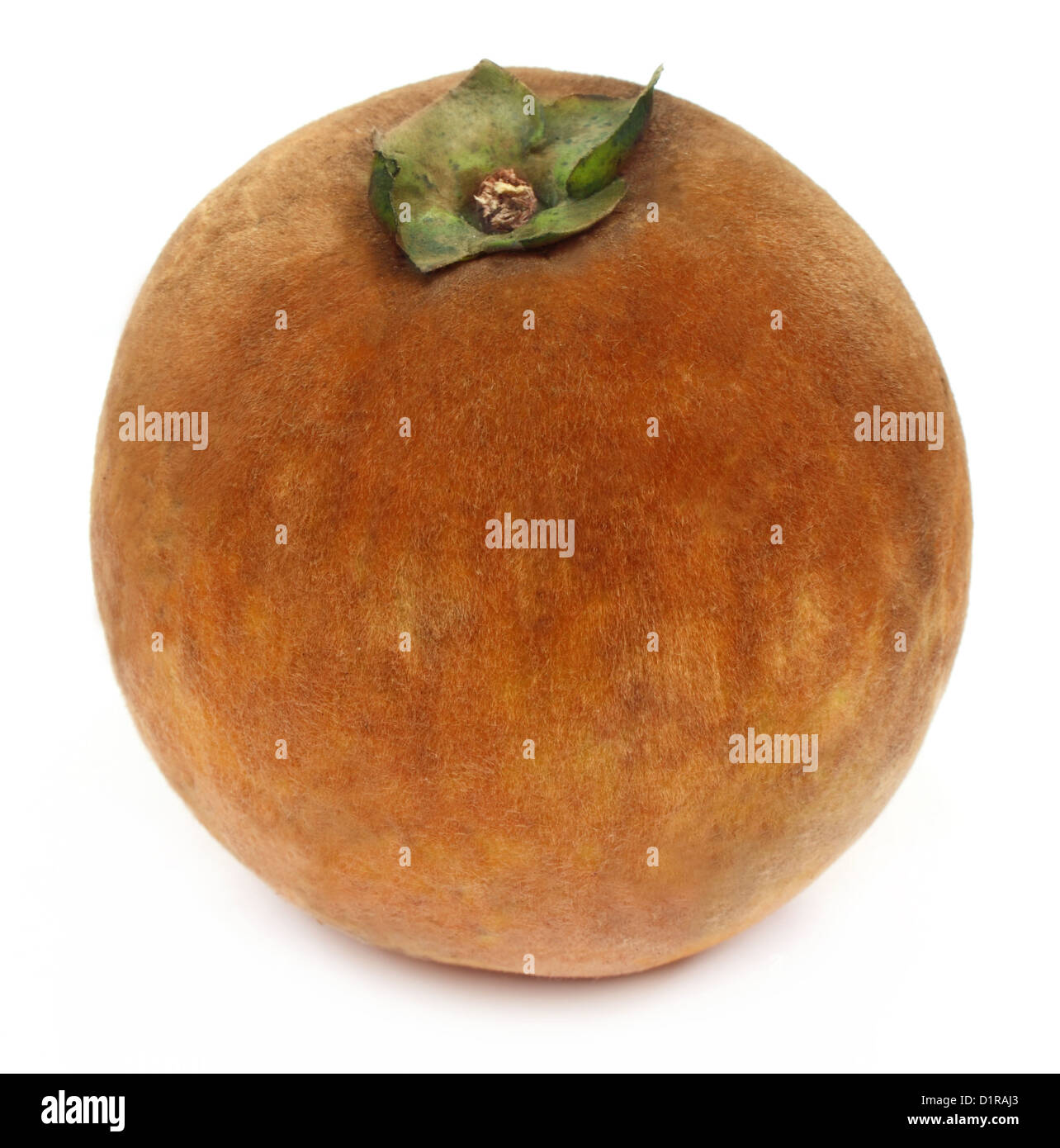 Velvet apple over white background Stock Photo - Alamy