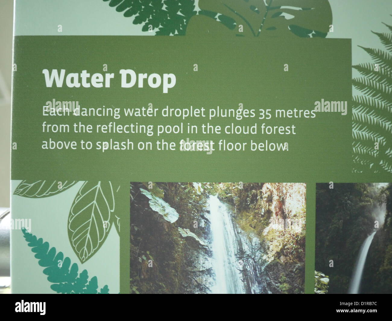 water drop sign Stock Photo - Alamy