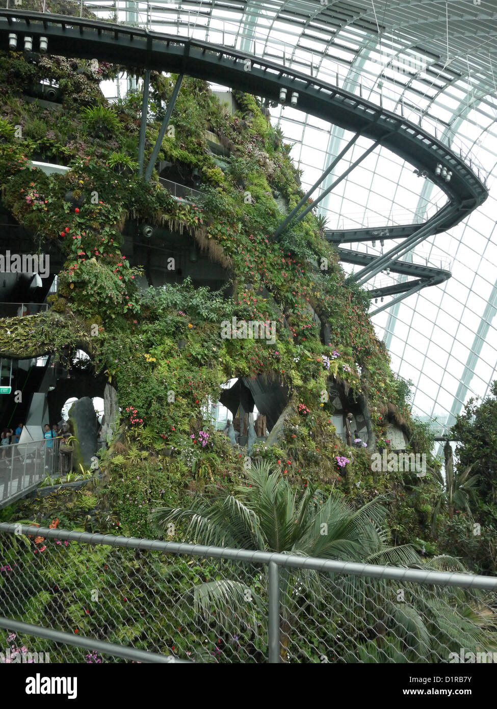 cloud forest walkway artificial mountain Stock Photo - Alamy
