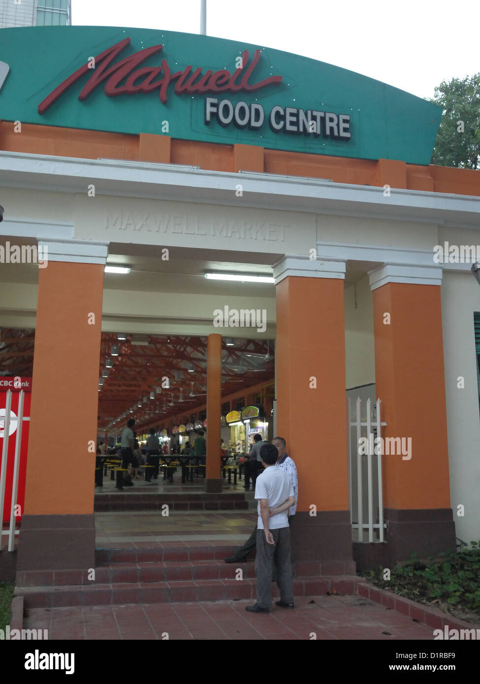 maxwell food center singapore Stock Photo - Alamy