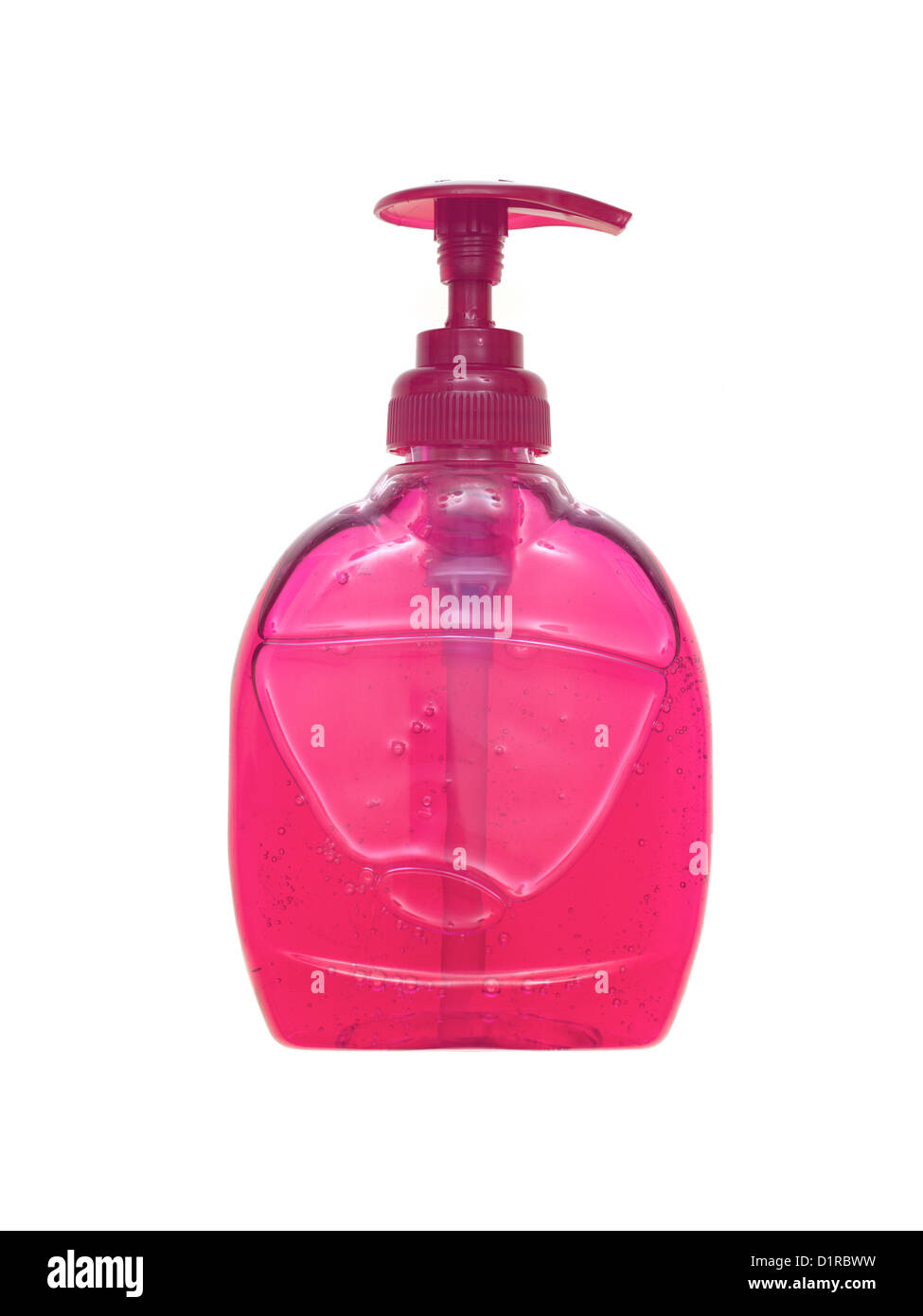 Soap dispenser isolated against a white background Stock Photo - Alamy