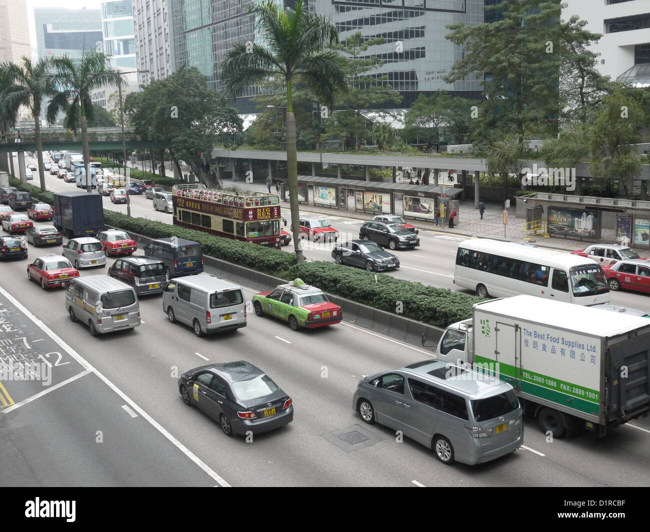Asian city traffic road congestion Stock Photo - Alamy
