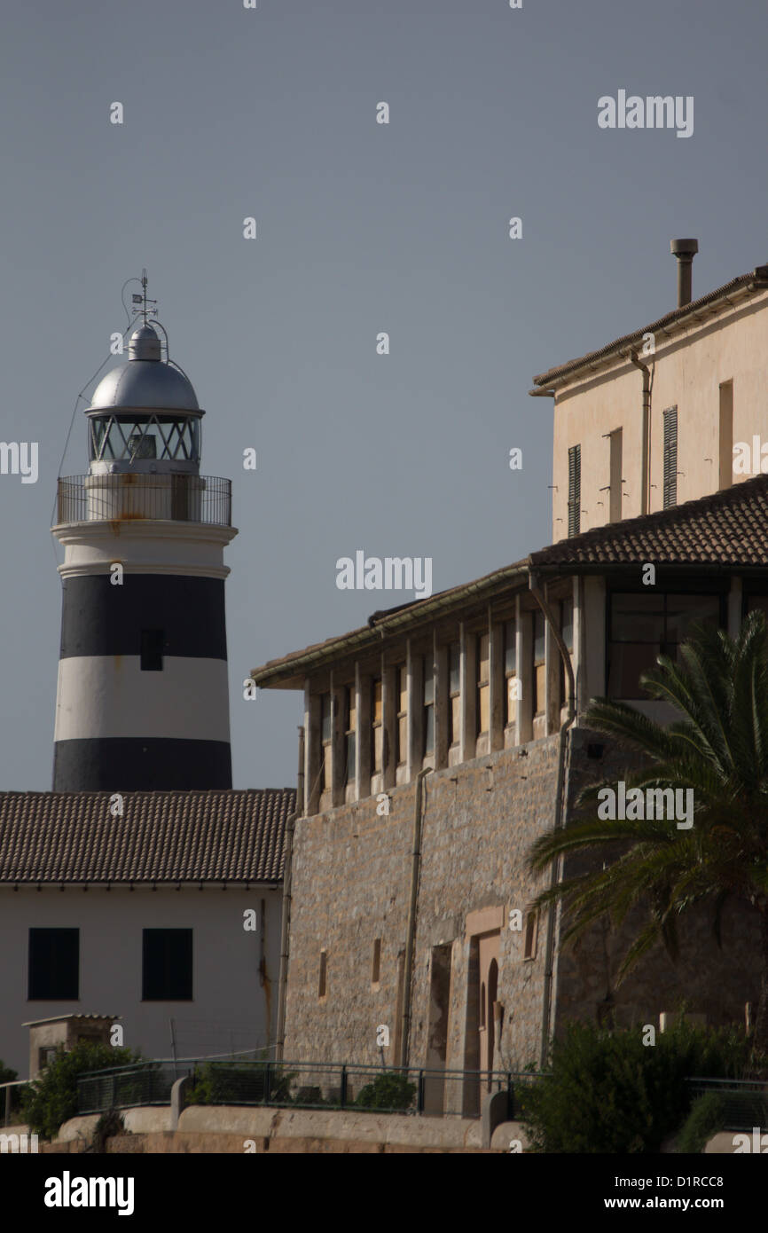 Mallorca cap gros lighthouse hi-res stock photography and images - Alamy