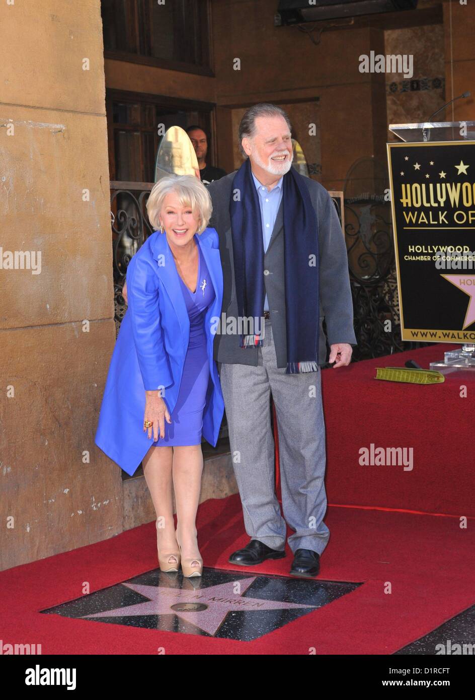 Los Angeles, California, USA. 3rd January 2013. Helen Mirren, Taylor ...