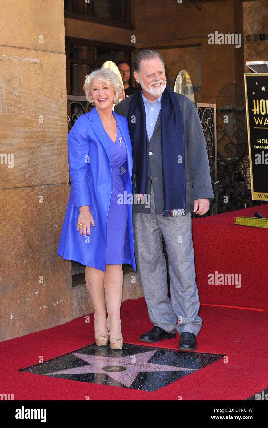 Los Angeles, California, USA. 3rd January 2013. Helen Mirren, Taylor ...