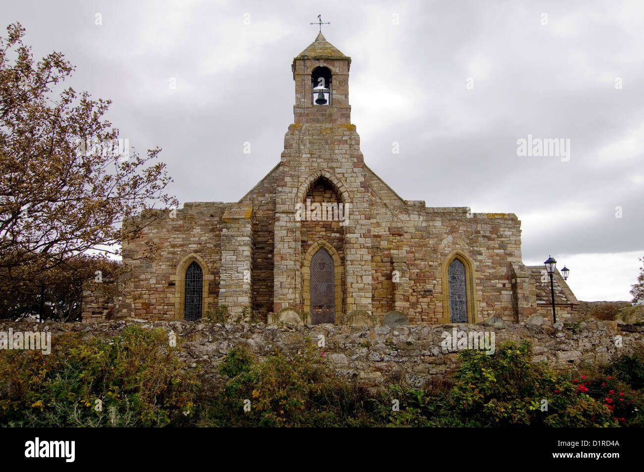 Saint Mary's Parish Church Holy Island Stock Photo - Alamy