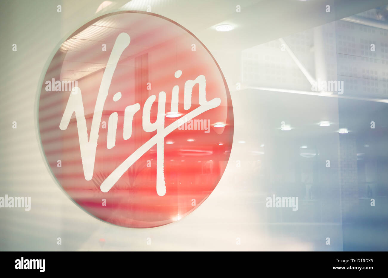 Virgin money logo at their head office Stock Photo - Alamy