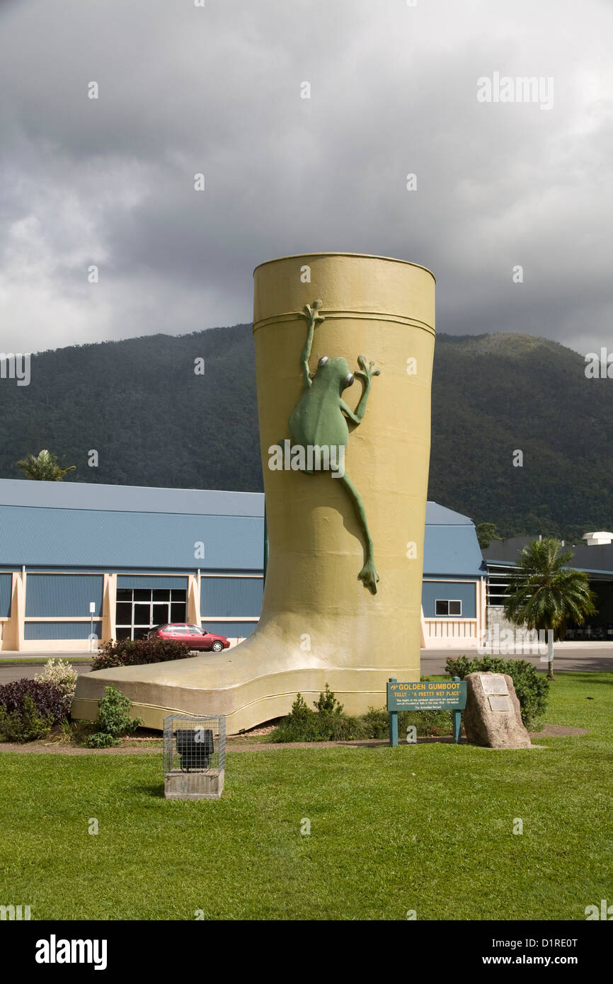 The Golden Gumboot - Tully Queensland Australia Stock Photo - Alamy