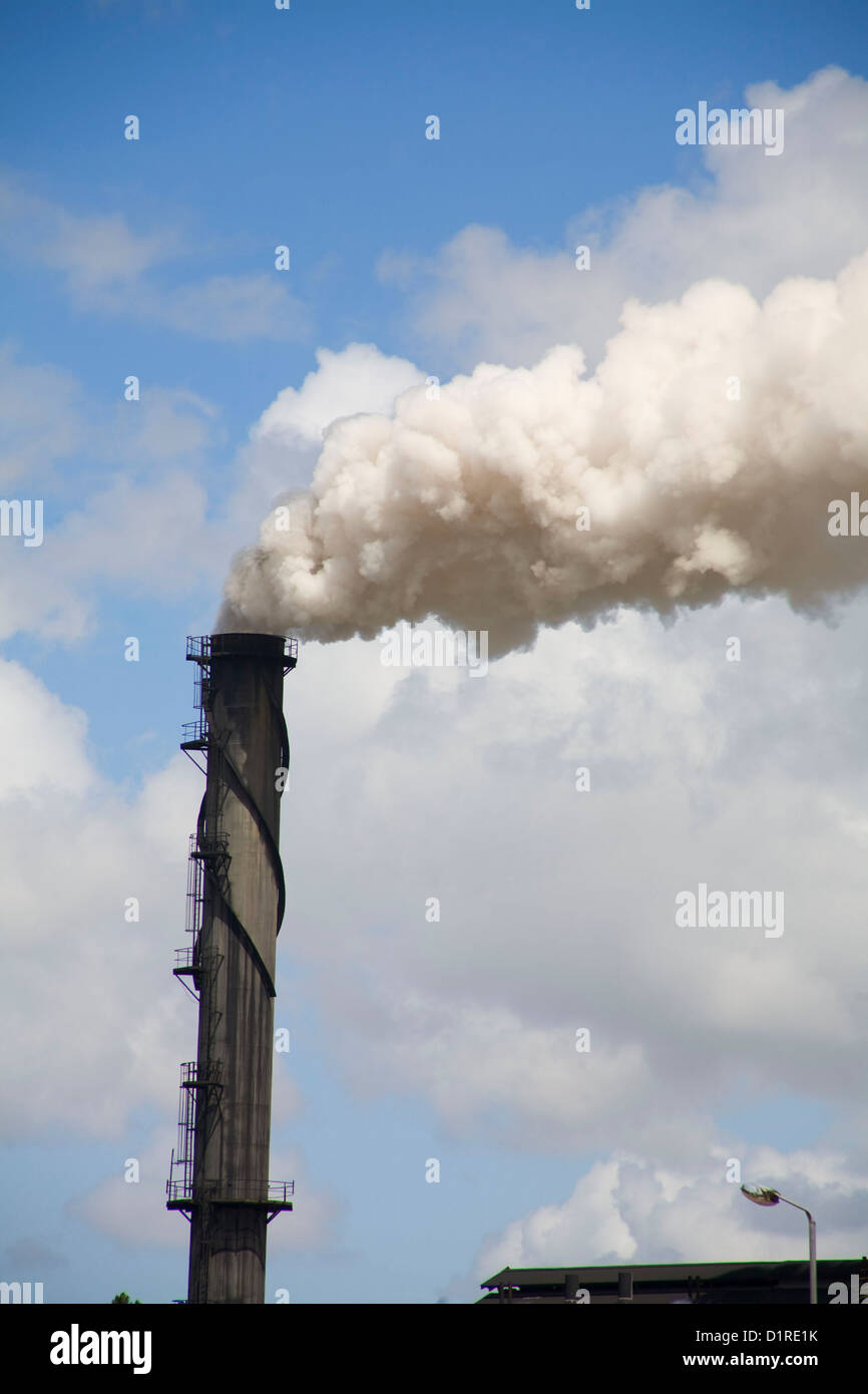 Emissions from the top of the main stack Tully Sugar Mill North ...