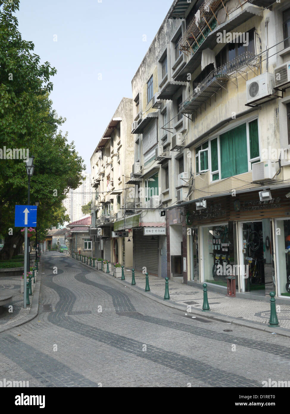 Taipa Macau Street Stock Photo - Alamy
