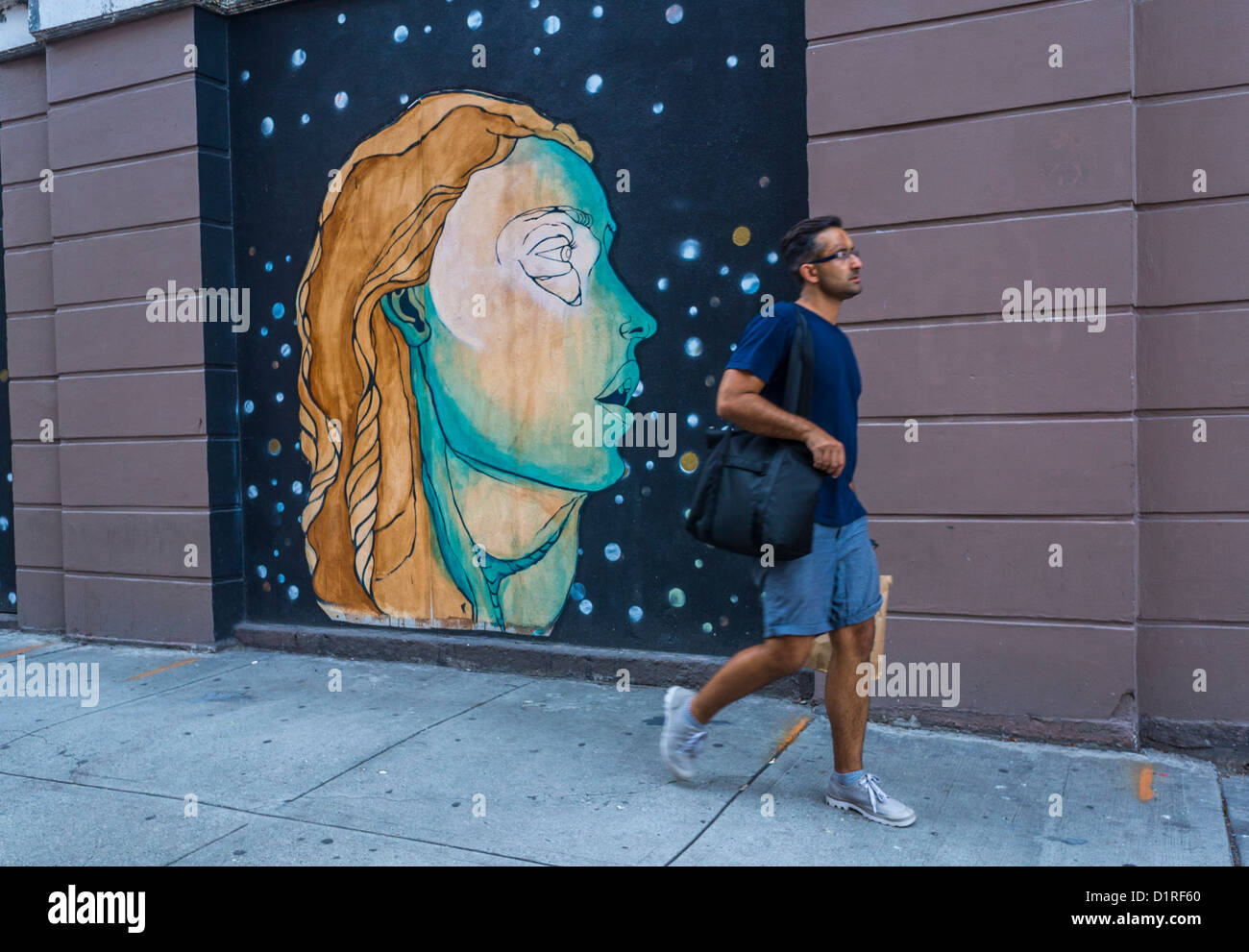People Painting Street Walls