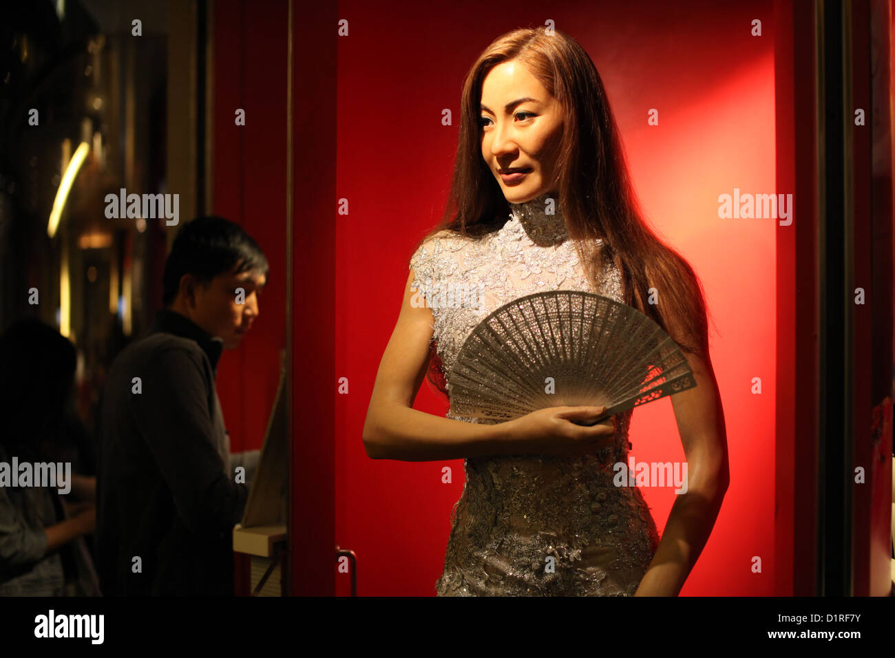 famous hong kong star wax figure Stock Photo - Alamy