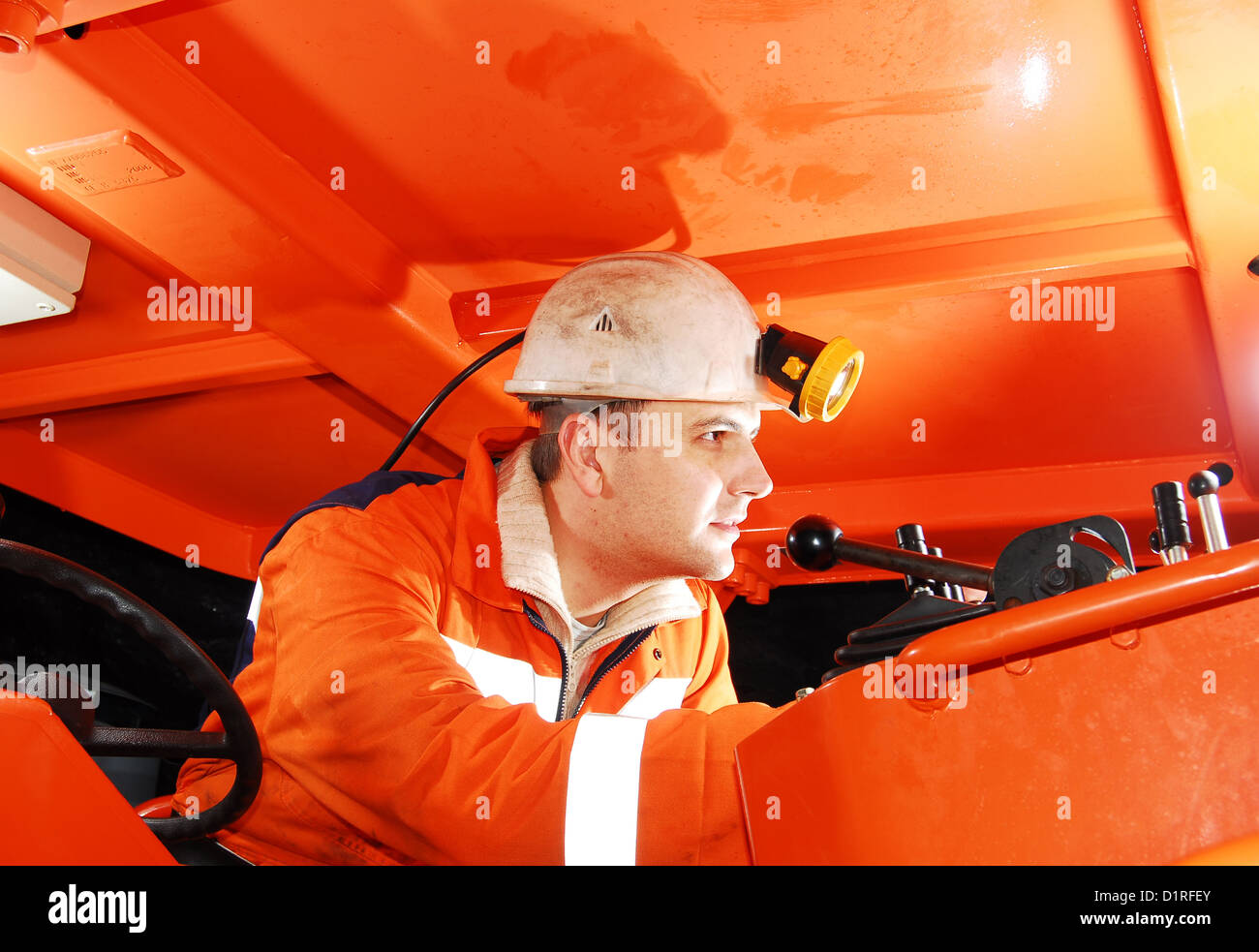 Miner in background man working hi-res stock photography and images - Alamy