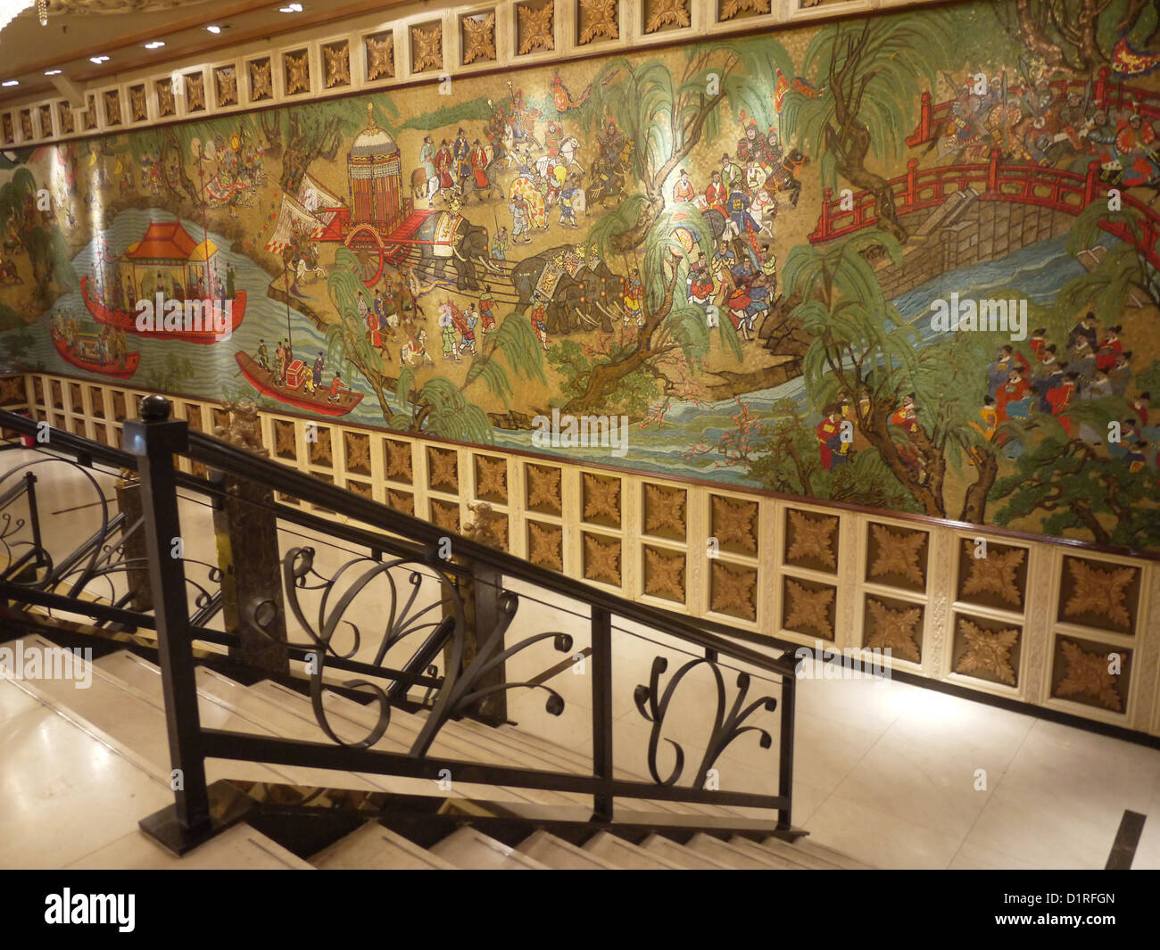 Chinese wall painting Stock Photo - Alamy