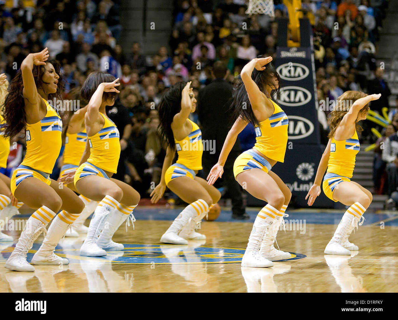 Denver nuggets dancers hi-res stock photography and images - Alamy