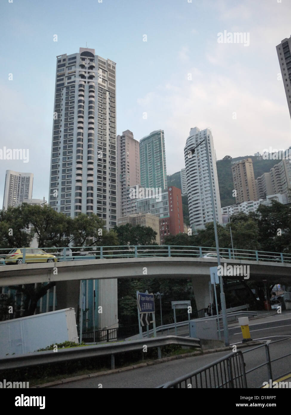 urban city bridge building Asia Stock Photo - Alamy