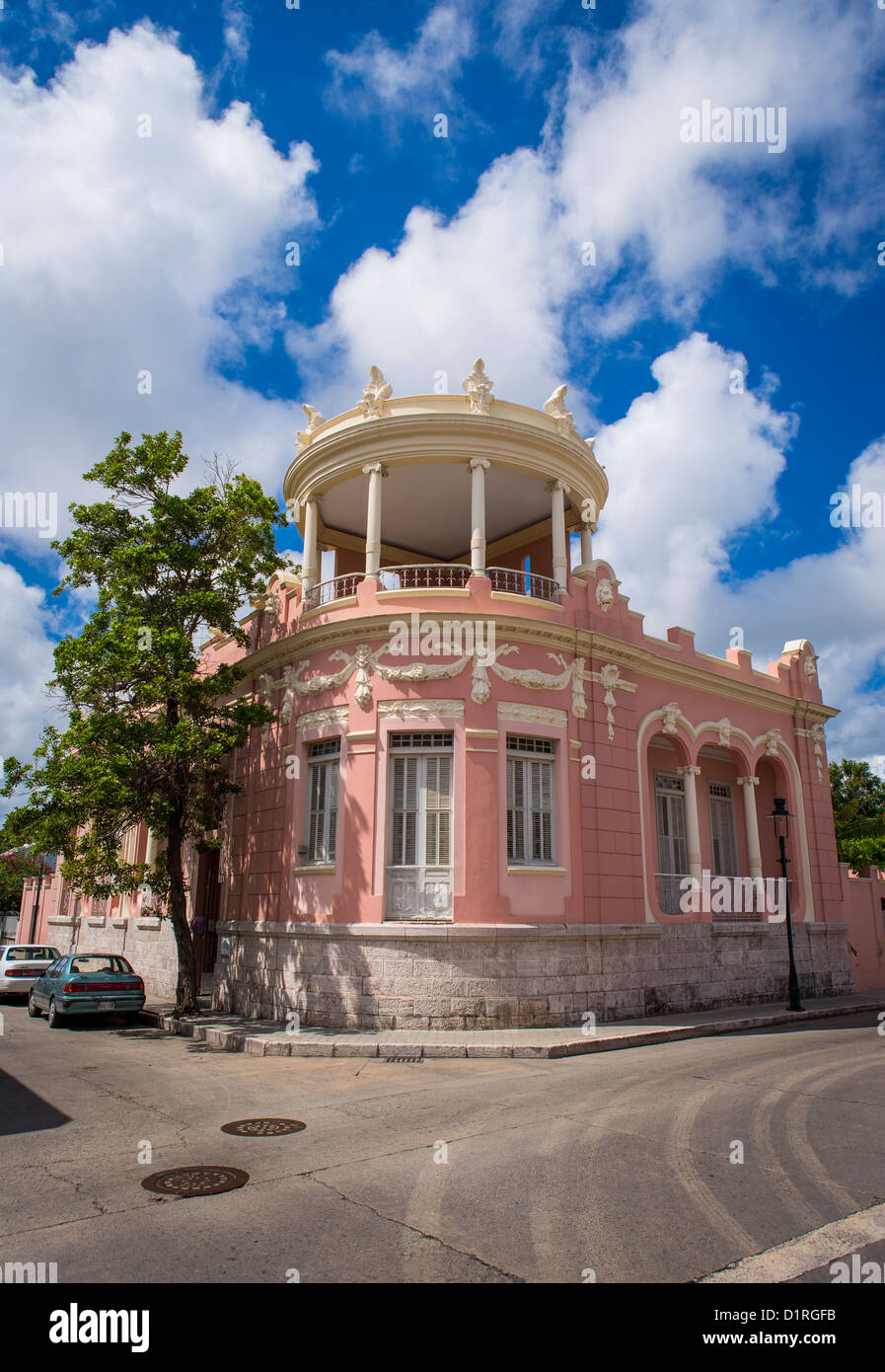 PONCE, PUERTO RICO - Casa Wiechers-Villaronga, historic mansion housing ...