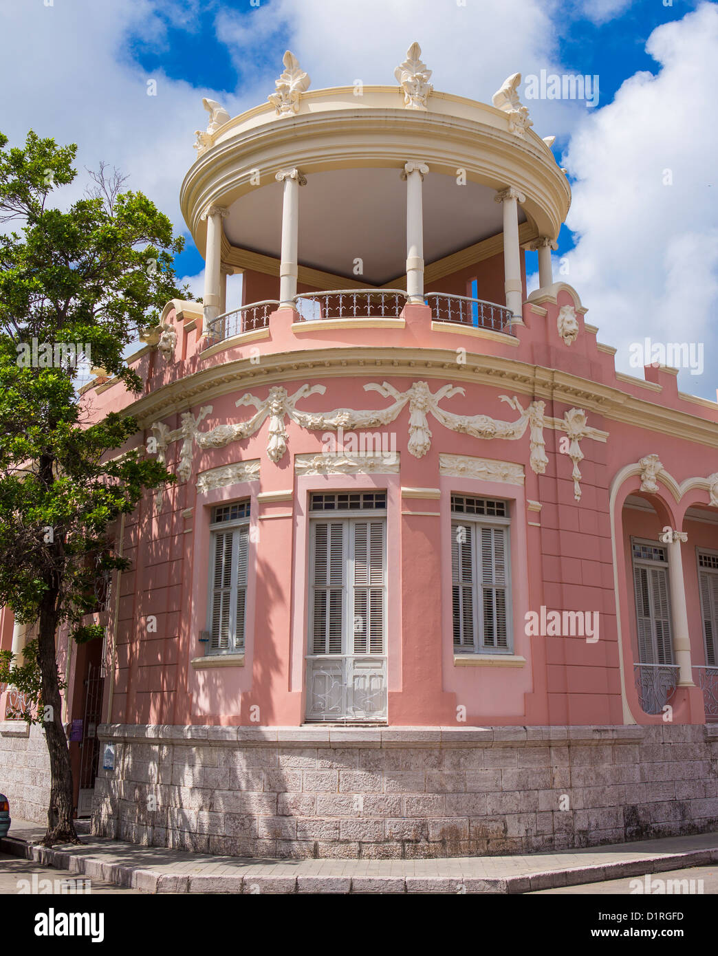 PONCE, PUERTO RICO - Casa Wiechers-Villaronga, historic mansion housing ...