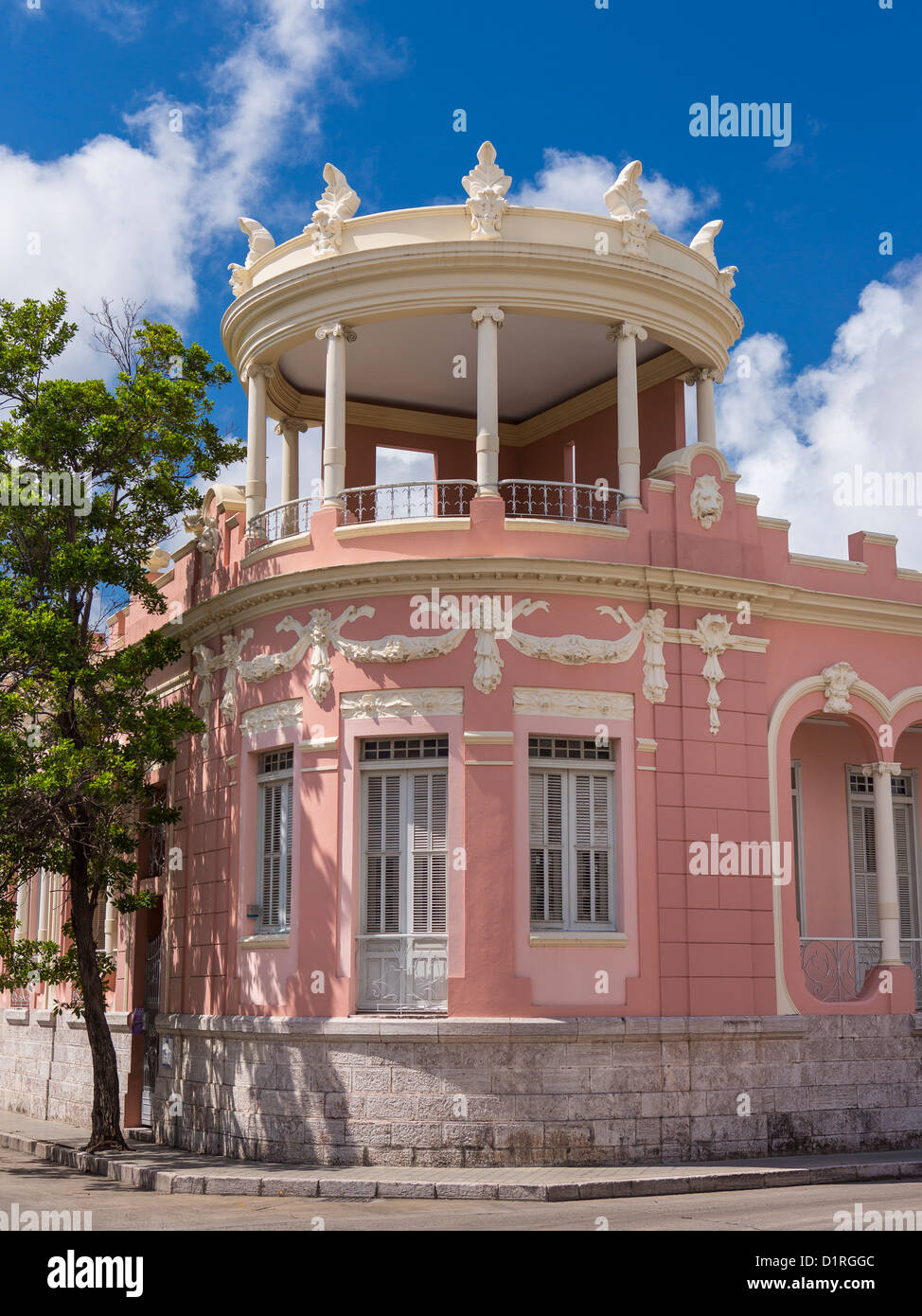PONCE, PUERTO RICO - Casa Wiechers-Villaronga, historic mansion housing ...