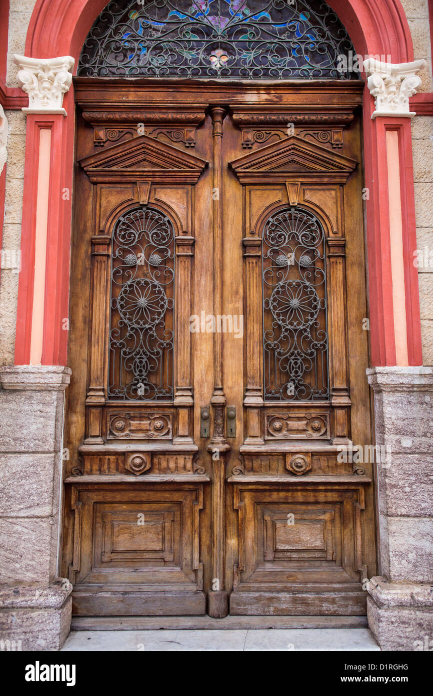 PONCE, PUERTO RICO - Wooden front doors, Museo Casa Armstrong-Poventud ...