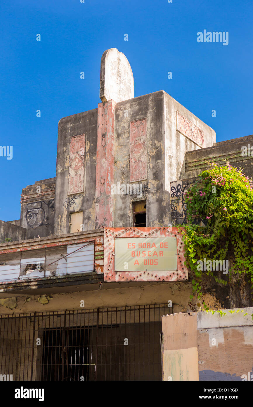 PONCE, PUERTO RICO - Abandoned movie theatre Stock Photo - Alamy