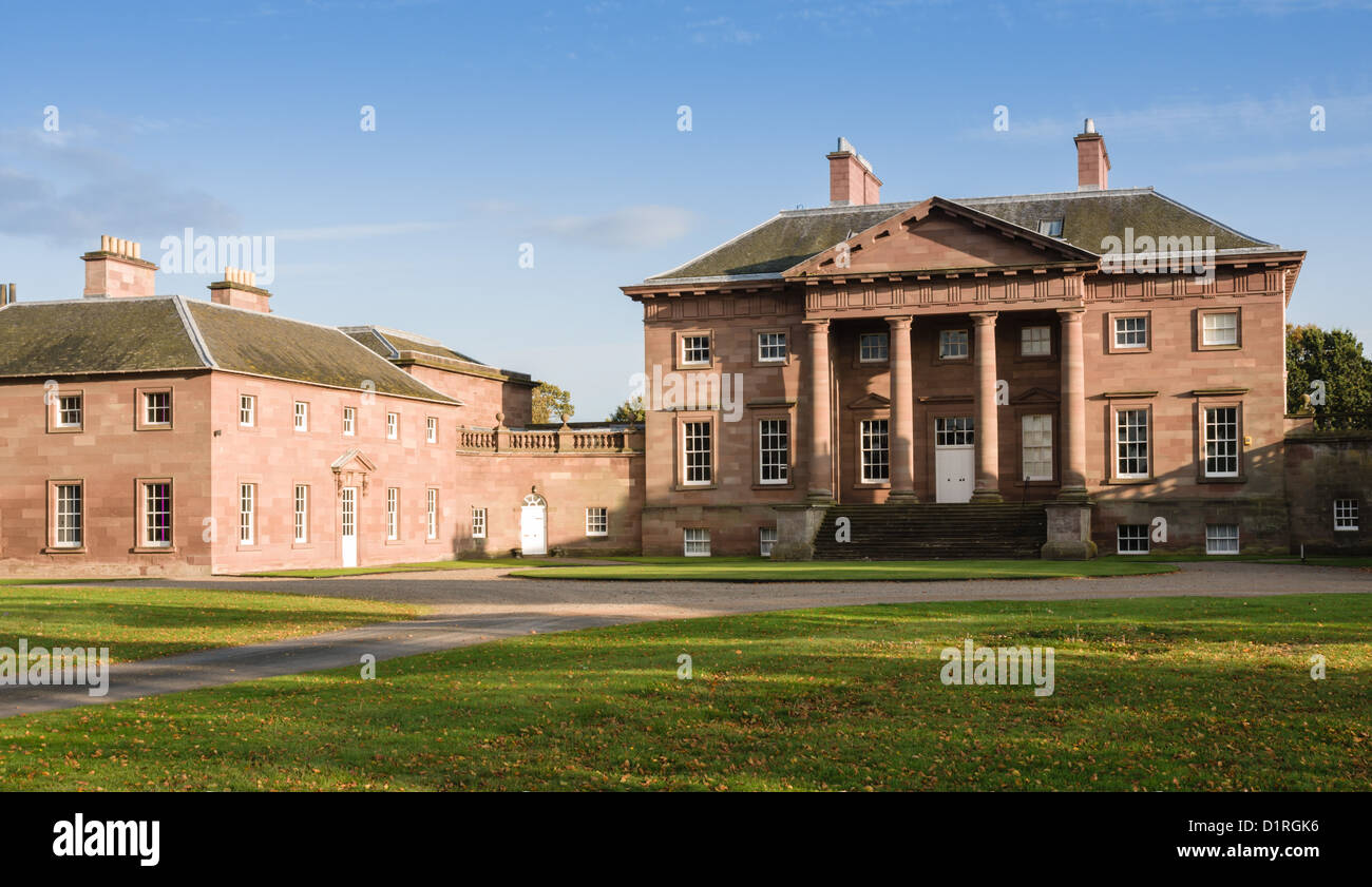 Paxton House estate, Berwickshire, stately home next to the River Tweed ...