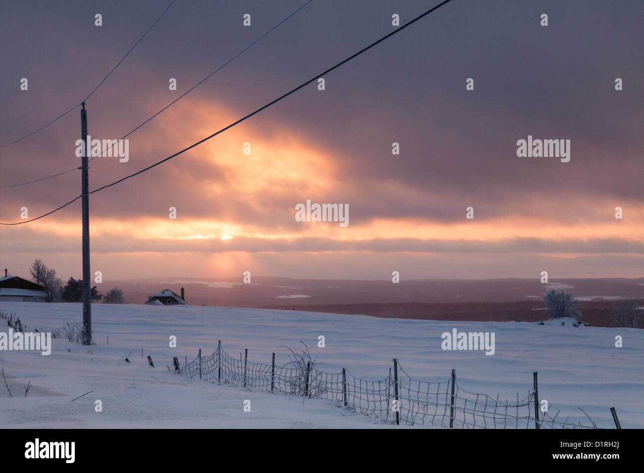 Rural scene quebec hi-res stock photography and images - Alamy
