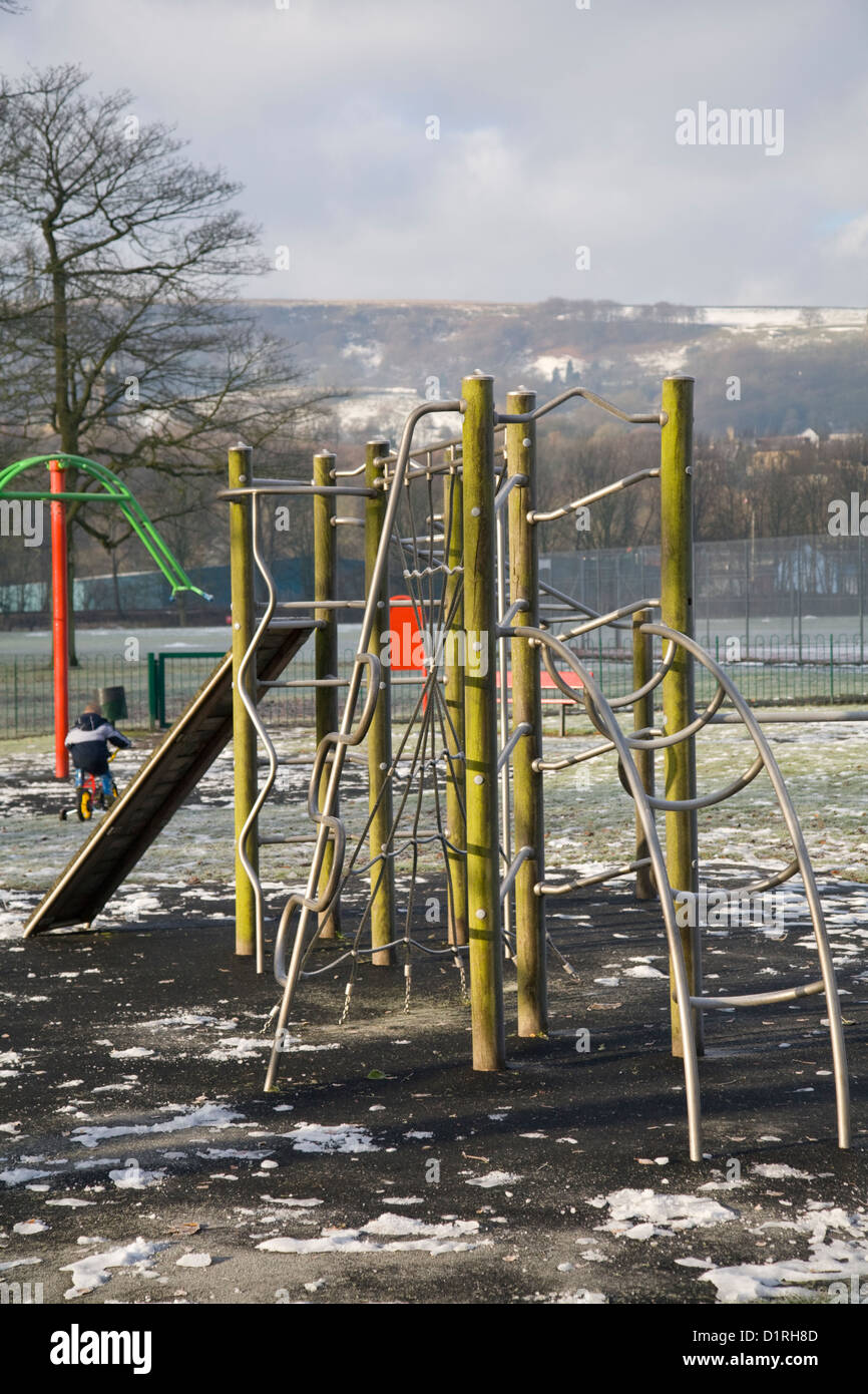 Playground slides climbing frame in hi-res stock photography and images ...