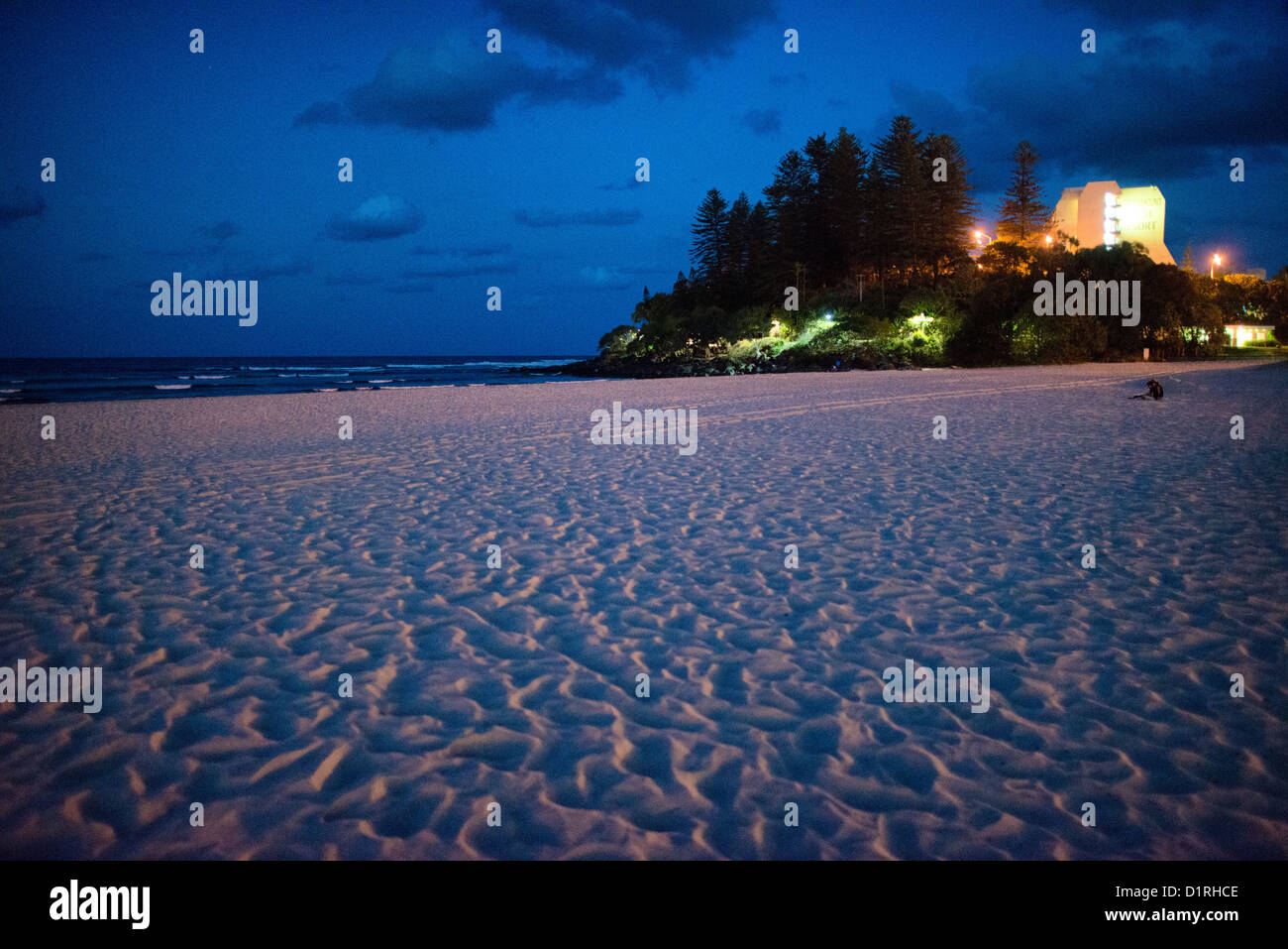 COOLANGATTA, Australia — Looking towards Pat Fagan Park over the sand ...