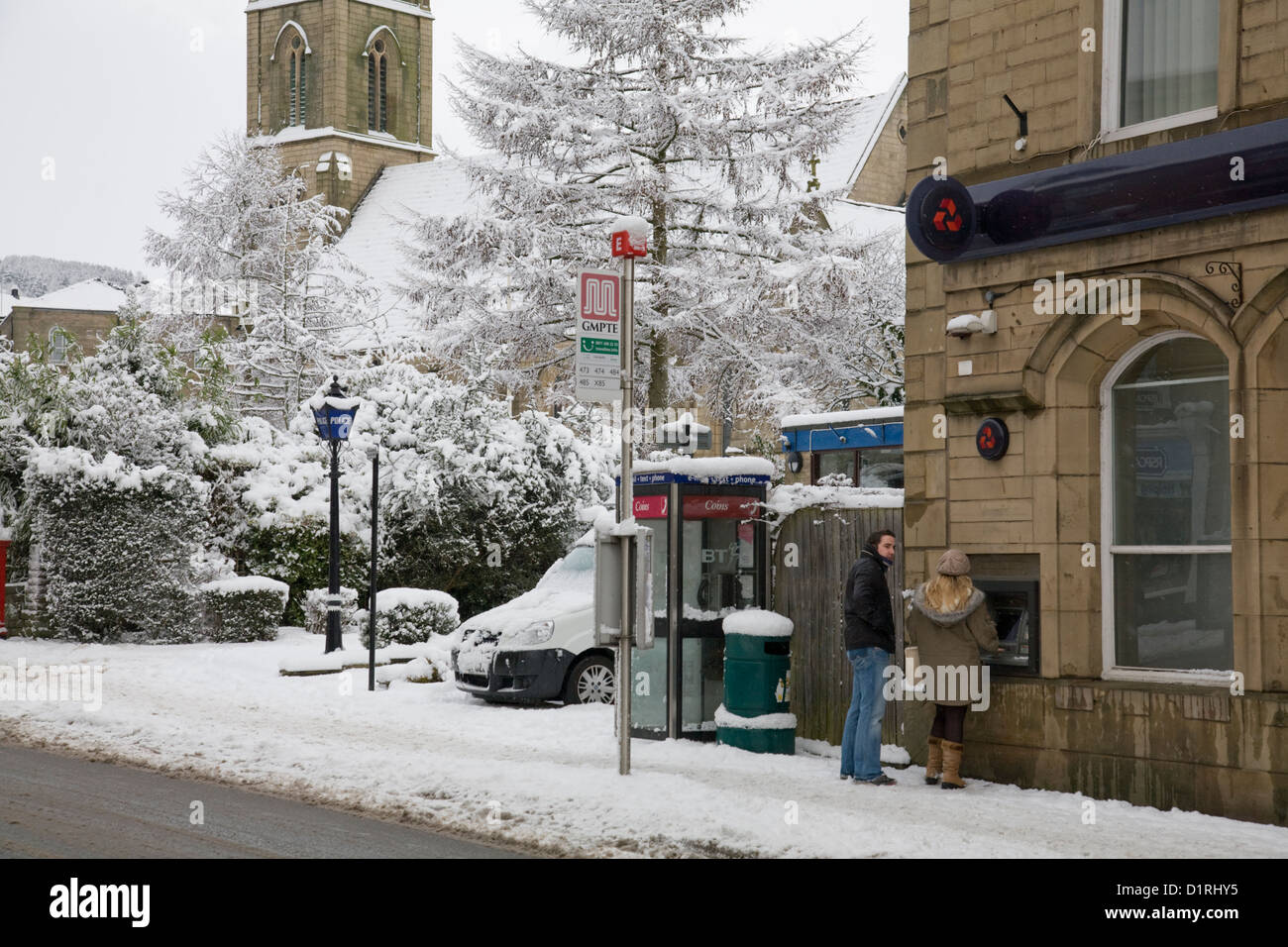 Ramsbottom village sign hi-res stock photography and images - Alamy