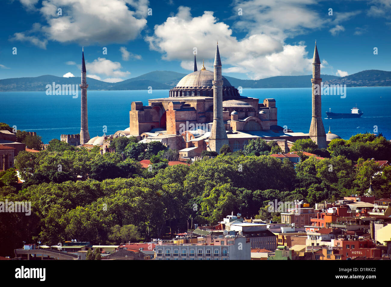 Hagia Sophia Exterior Aerial