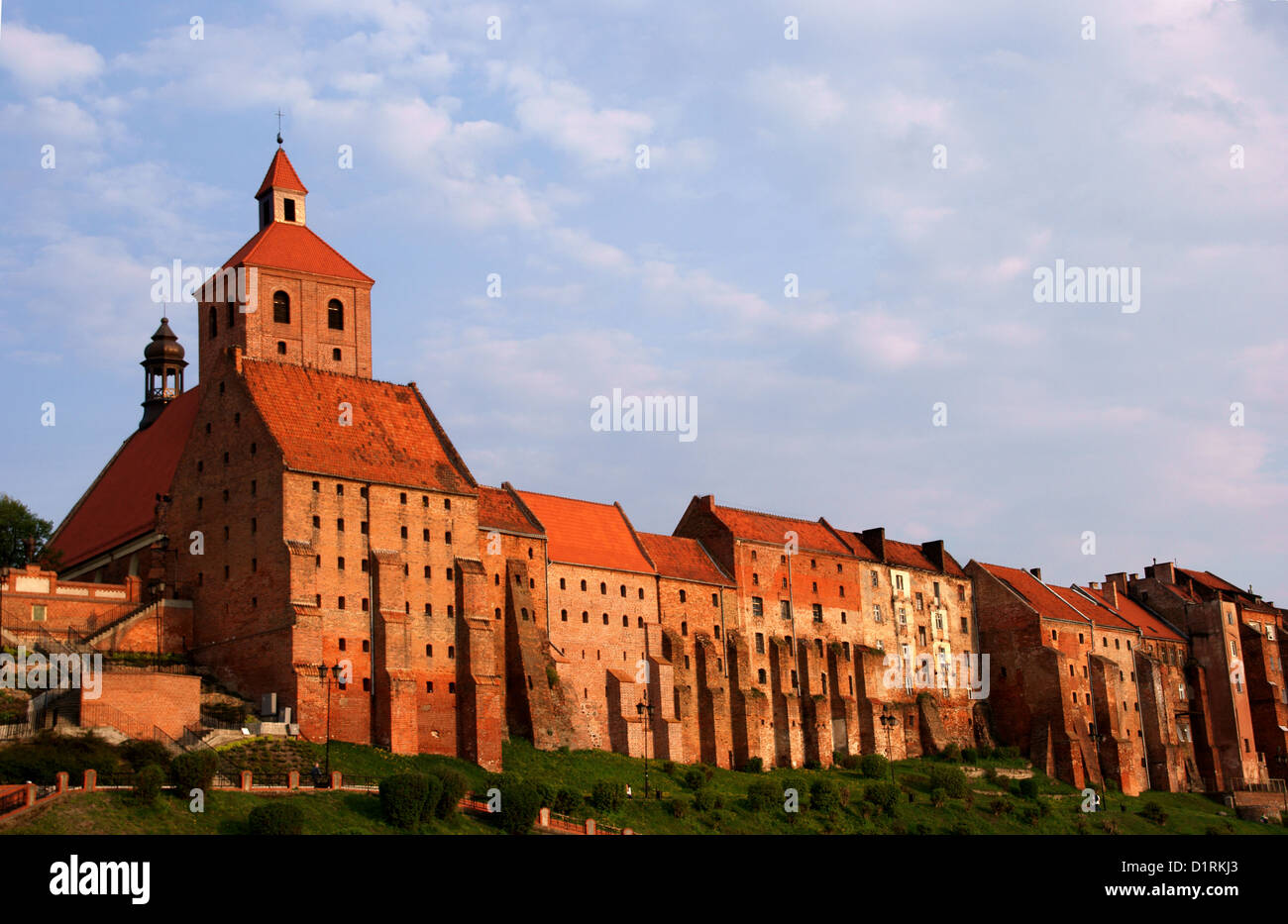 gothic buildings, Poland Stock Photo - Alamy