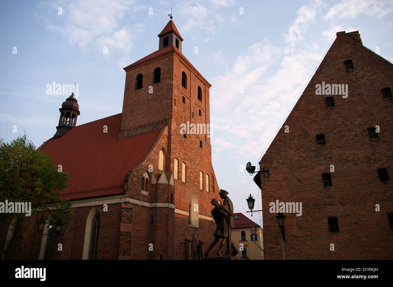 gothic buildings, Poland Stock Photo - Alamy
