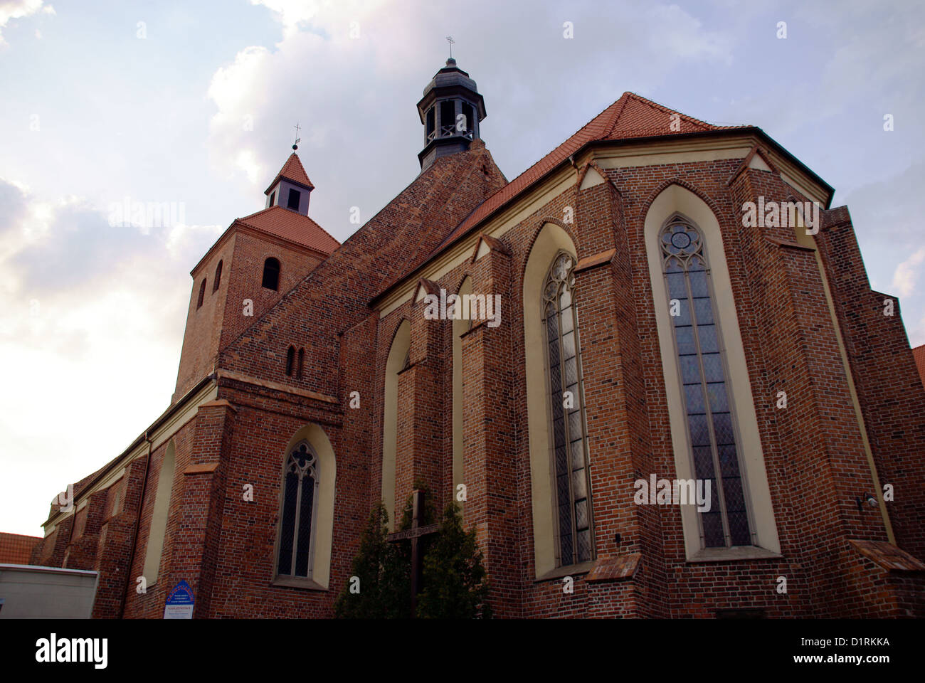gothic church, Poland Stock Photo - Alamy