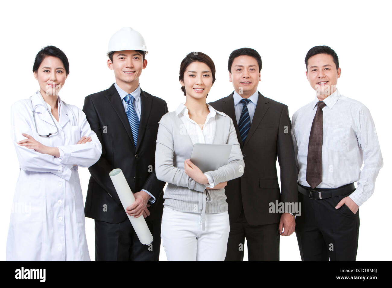 Five occupations hi-res stock photography and images - Alamy