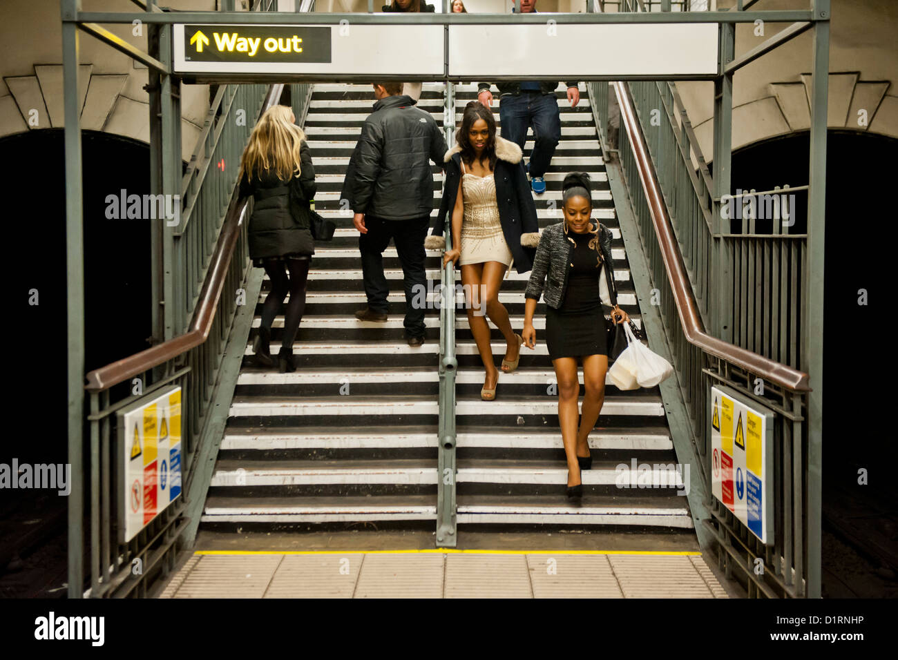 People stagger home on crowded tube trains taking advantage of the free ...