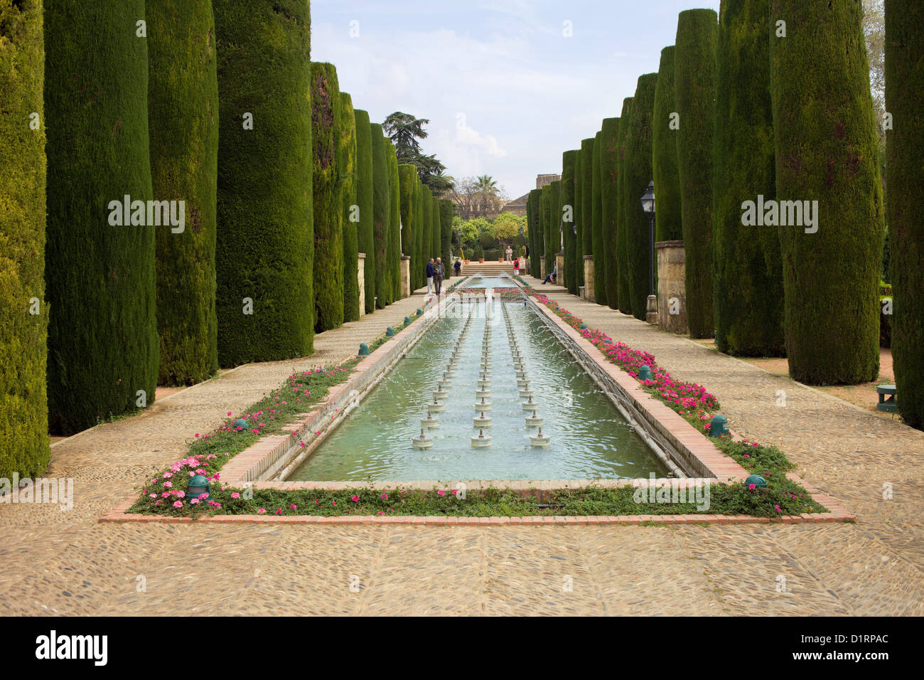 Gardens of the Alcazar Fortress of the Christian Monarchs in Cordoba ...