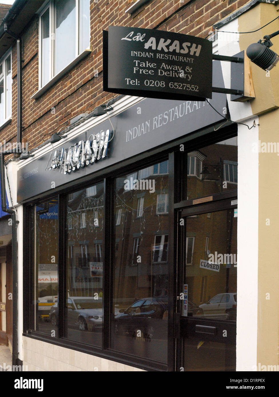 Akash Indian Restaurant Stock Photo - Alamy