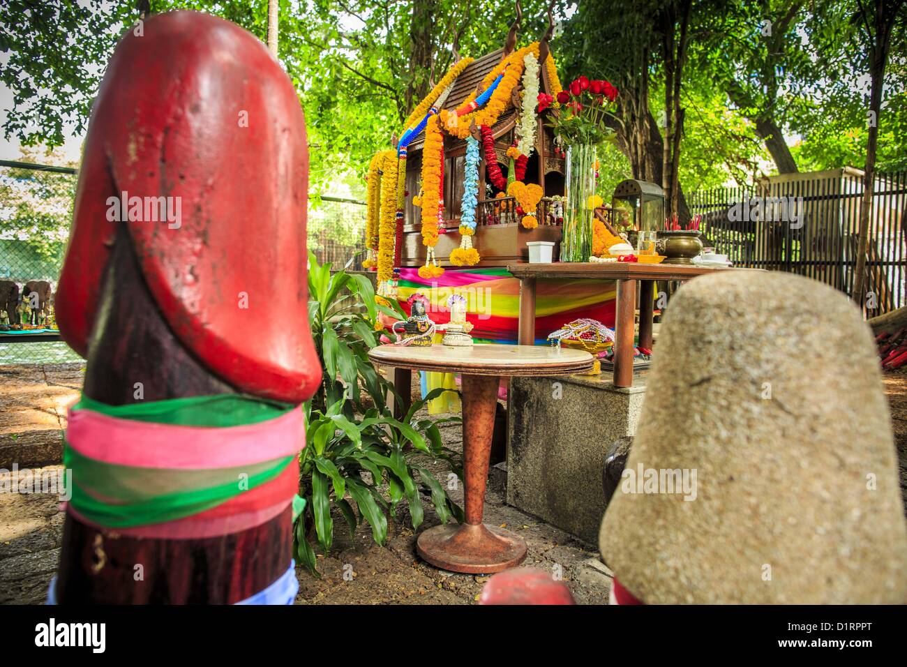 Bangkok phallus shrine hi-res stock photography and images - Alamy