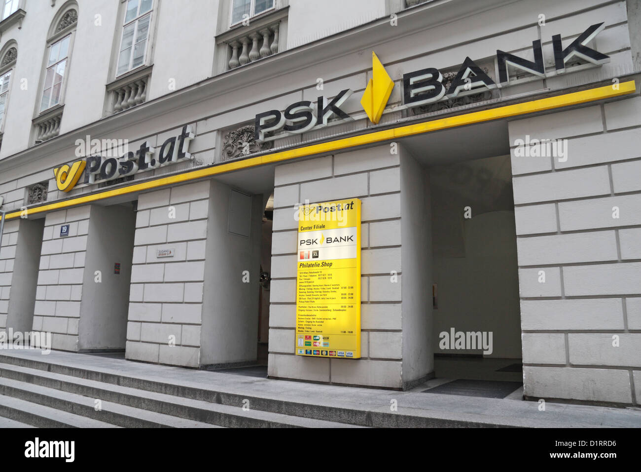 An Österreichische Post (Austrian Post Office) branch in Vienna ...