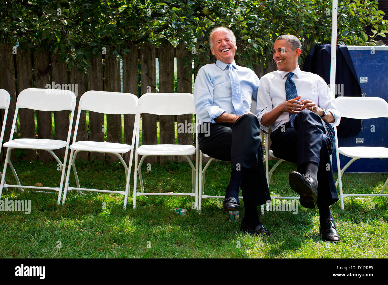 Joe biden laughing hi-res stock photography and images - Alamy